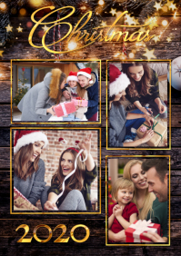 Christmas Family Collage Template | PosterMyWall