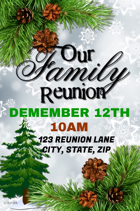 Copy of Christmas Family Reunion | PosterMyWall
