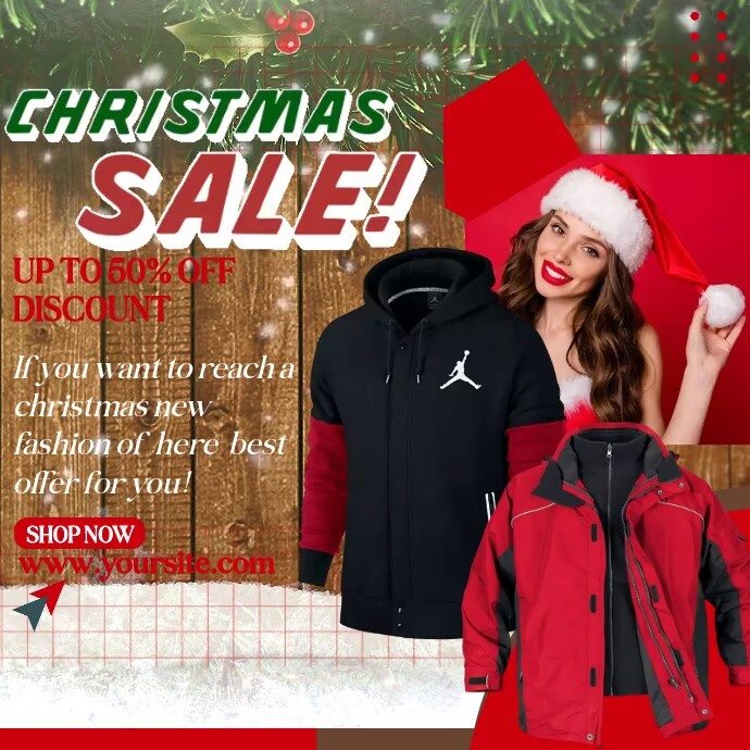 Christmas Fashion Big Sale (1) Template | PosterMyWall