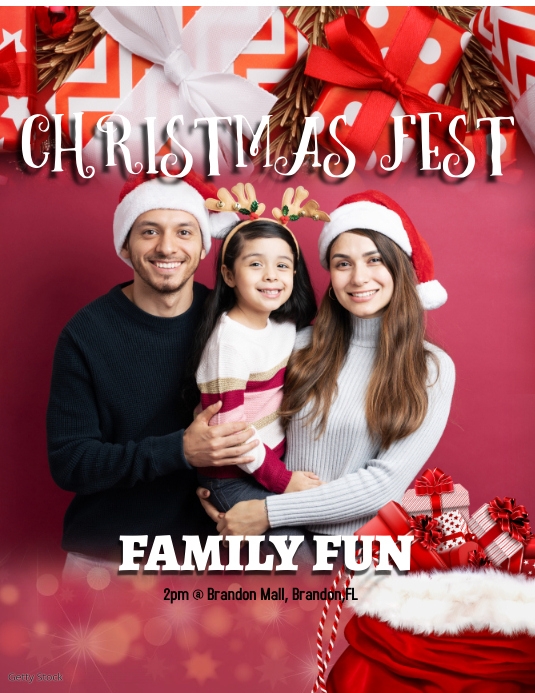 Christmas Fest Template | PosterMyWall