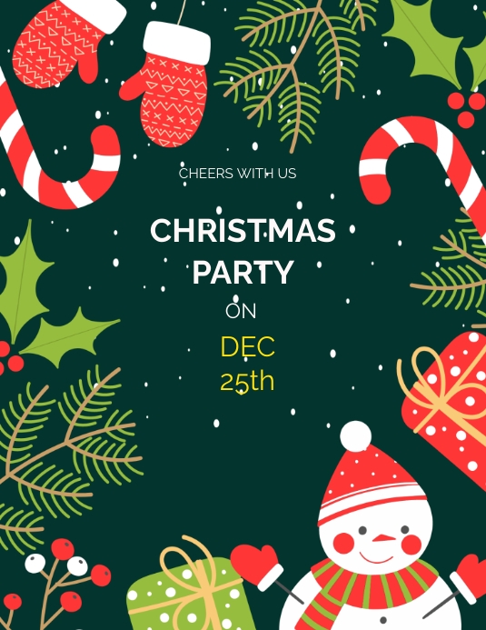 christmas flycard Template | PosterMyWall