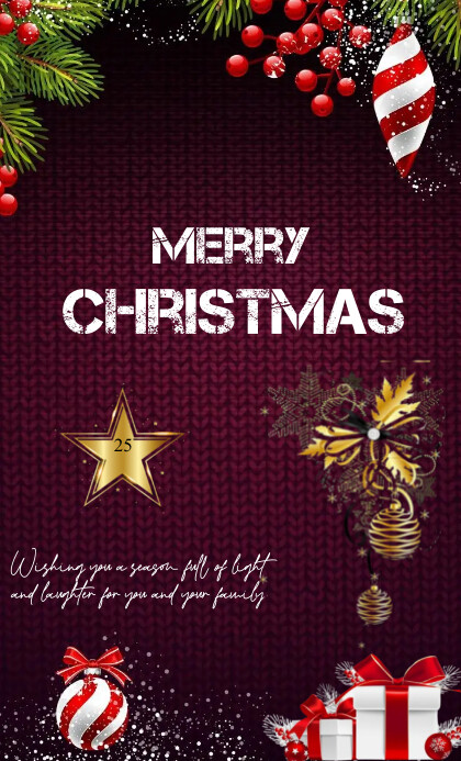 Christmas flyer Christmas wish Template | PosterMyWall