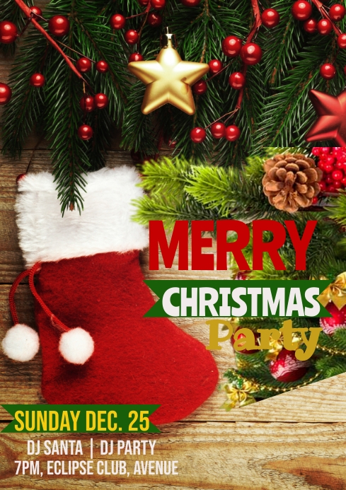 Christmas flyer Template | PosterMyWall