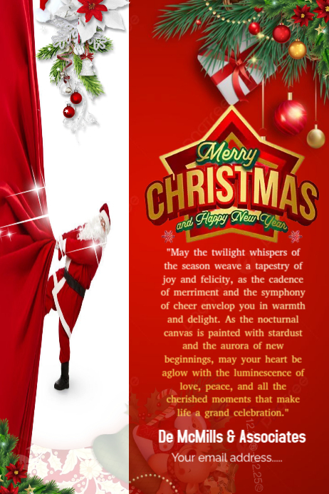 Christmas flyer Template | PosterMyWall