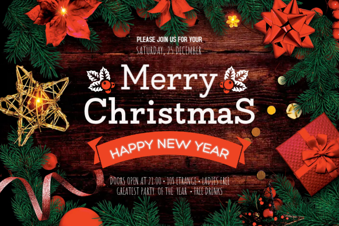 Christmas Flyer Template | PosterMyWall