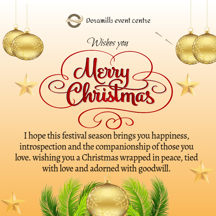 Plantilla de Christmas Greeting Instagram Ad | PosterMyWall