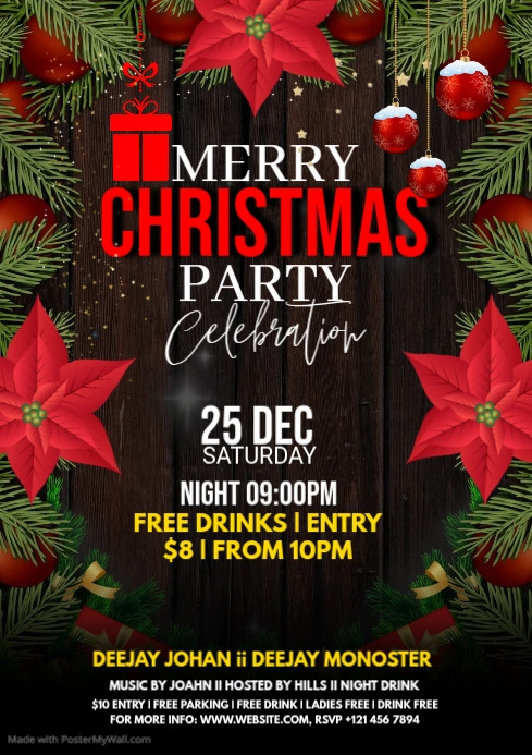 Christmas Flyer design Template | PosterMyWall