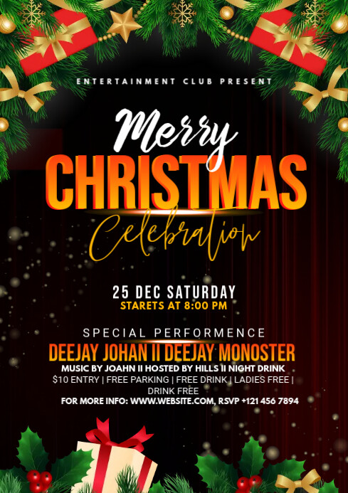Christmas Flyer design Template | PosterMyWall