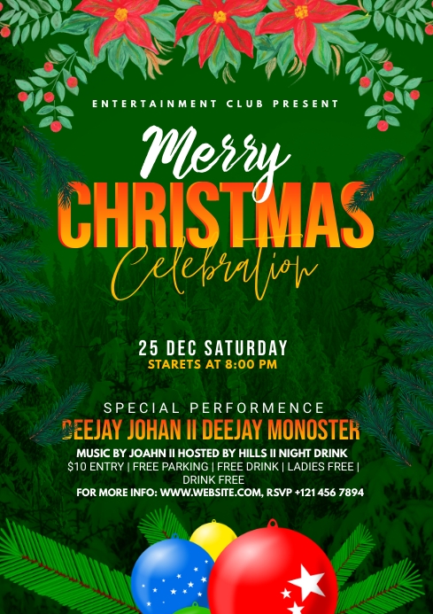 Copy of Christmas Flyer design | PosterMyWall