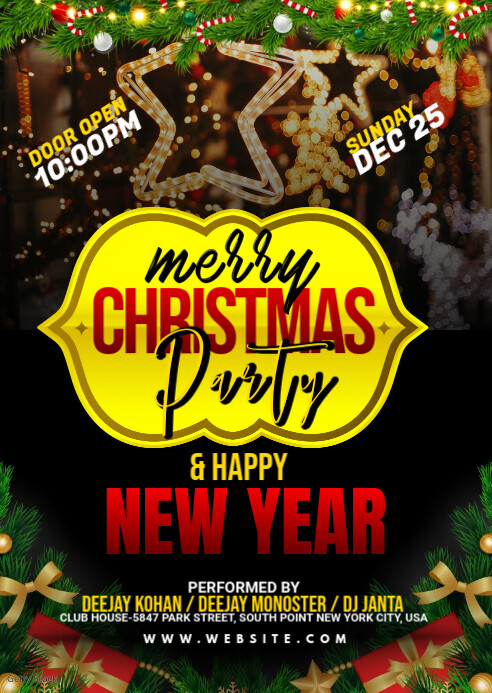 Christmas Flyer design Template | PosterMyWall