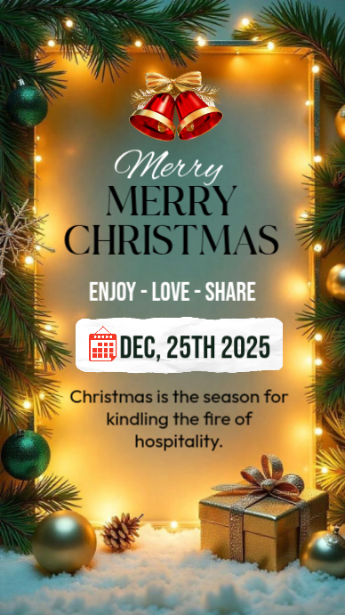 Christmas flyer Template | PosterMyWall