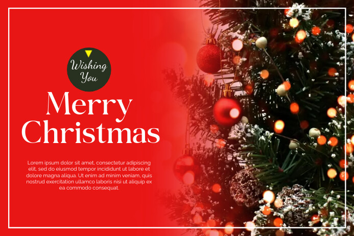 christmas flyer Template | PosterMyWall