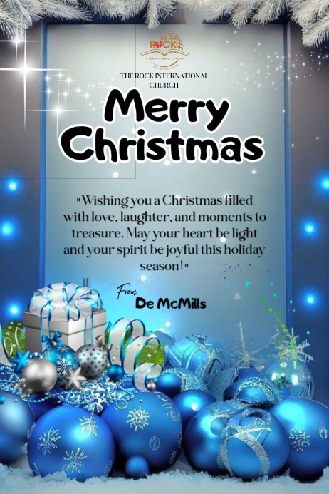 Christmas flyer Template | PosterMyWall