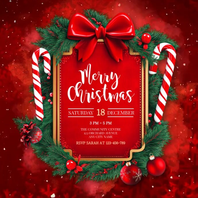 christmas flyer Template | PosterMyWall