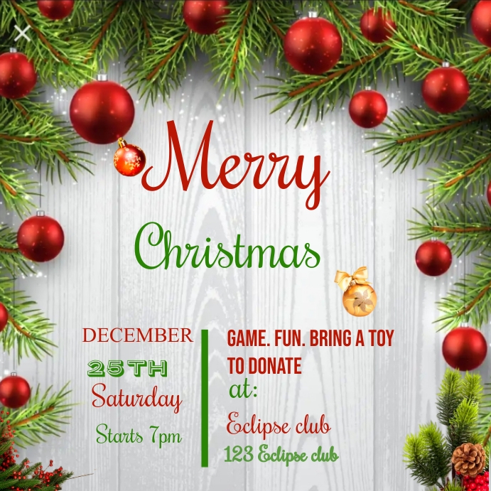 Christmas flyer Template | PosterMyWall