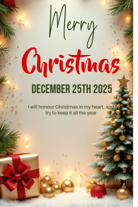 Christmas flyer Template | PosterMyWall