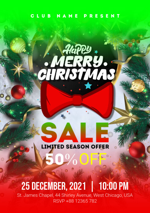 Christmas Flyer design Template | PosterMyWall