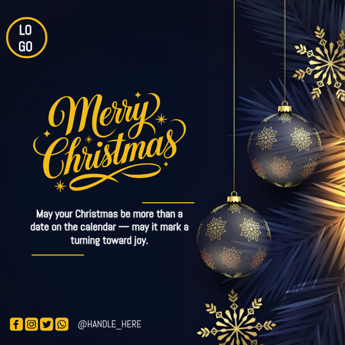 CHRISTMAS FLYER Template | PosterMyWall