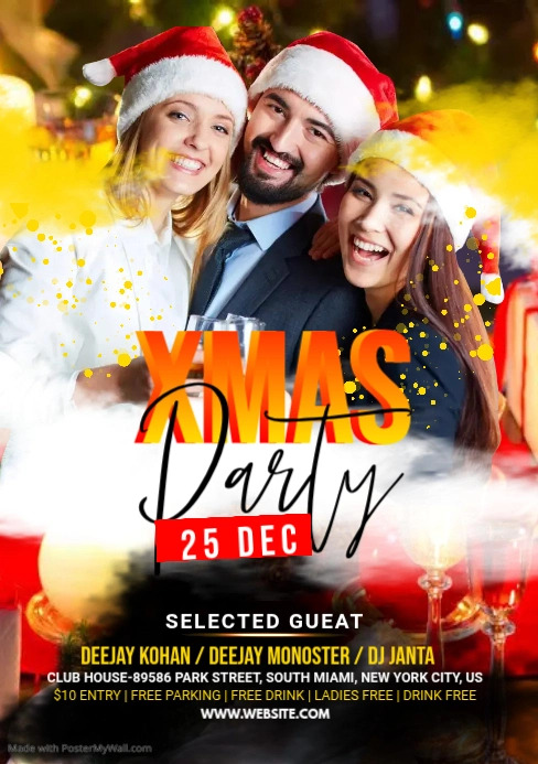 Christmas Flyer design Template | PosterMyWall