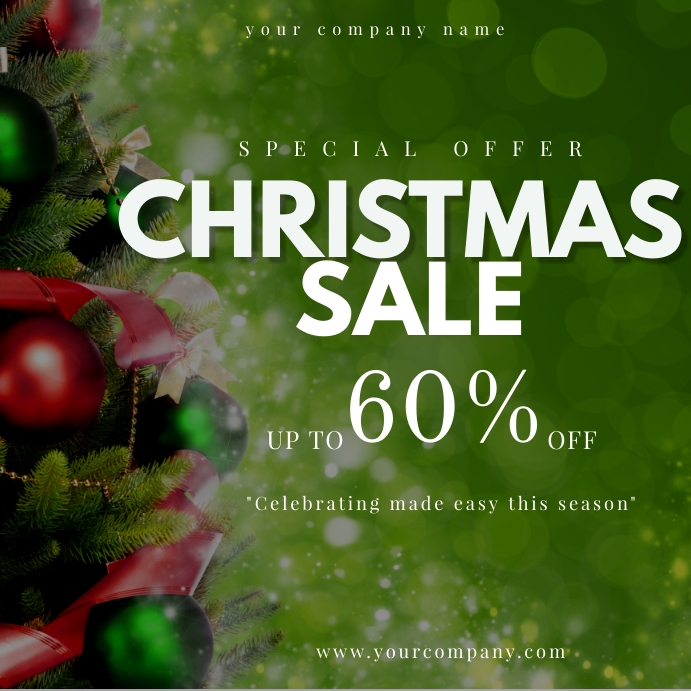 Christmas flyer Template | PosterMyWall