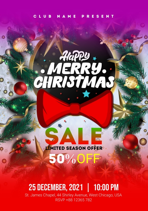 Christmas Flyer design Template | PosterMyWall