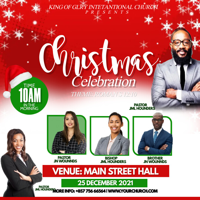 Pamflet Natal Templat | PosterMyWall