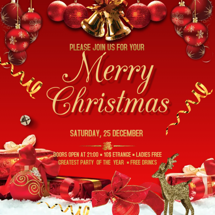 Pamflet Natal Templat | PosterMyWall