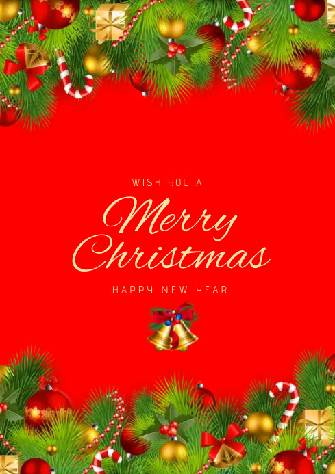 Plantilla de Christmas Flyer Frame | PosterMyWall