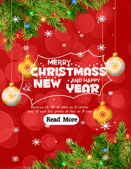 Christmas flyer template | PosterMyWall