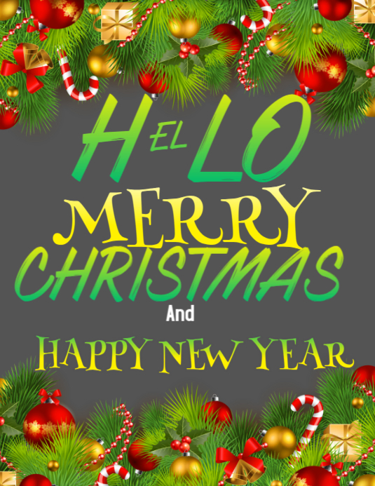 Christmas flyer template design | PosterMyWall