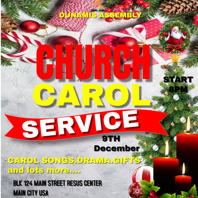 christmas flyer template | PosterMyWall