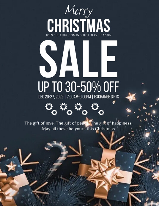 christmas flyer templates | PosterMyWall