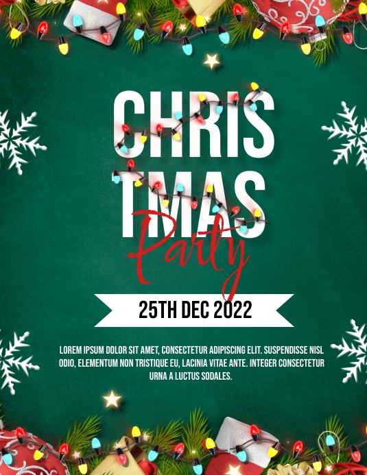 Christmas flyers Template | PosterMyWall
