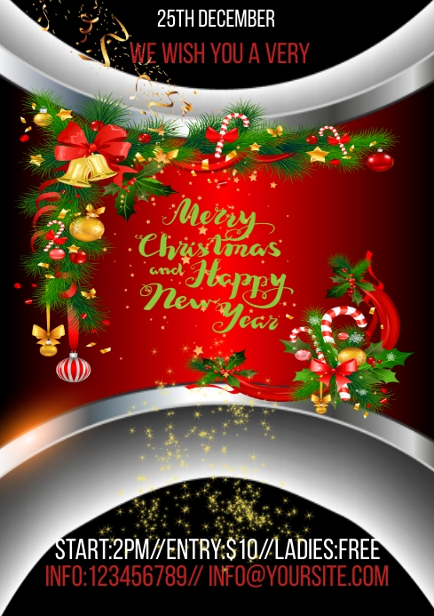 Christmas flyers Template | PosterMyWall