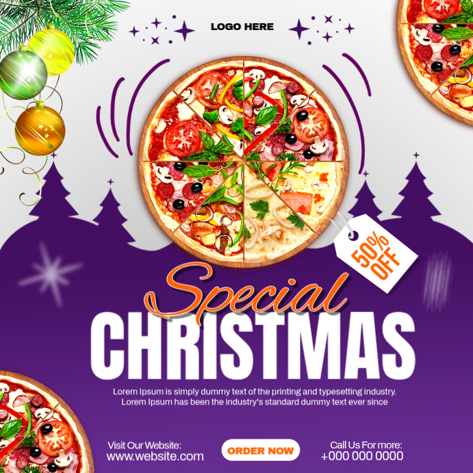 CHRISTMAS FOOD MENU Template | PosterMyWall