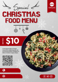 Christmas Resto Menu Template | PosterMyWall