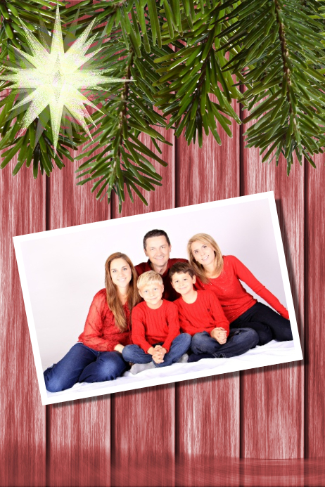 Christmas frame for text or photos poster template | PosterMyWall