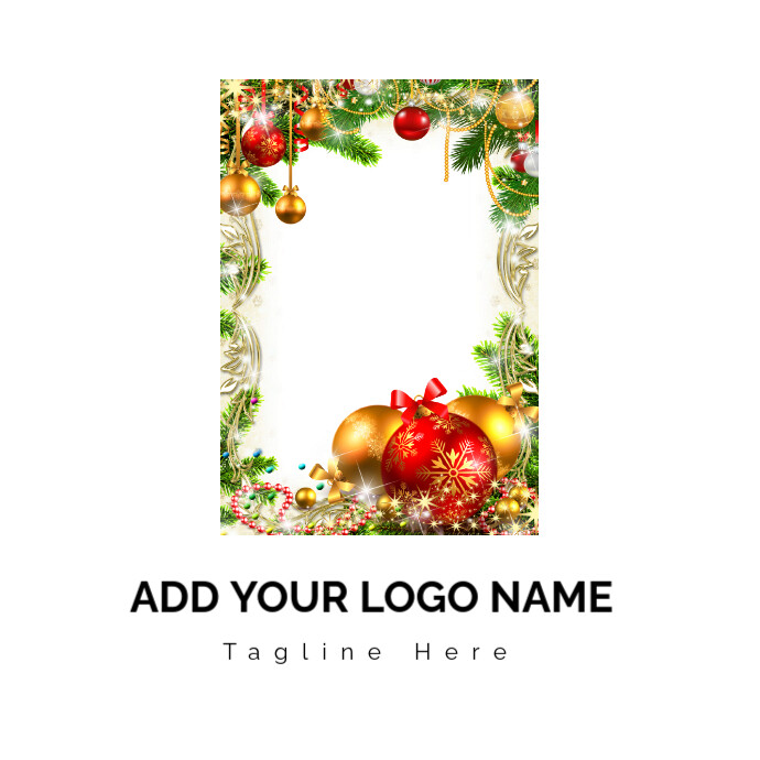 Christmas Frame Logo Template | PosterMyWall