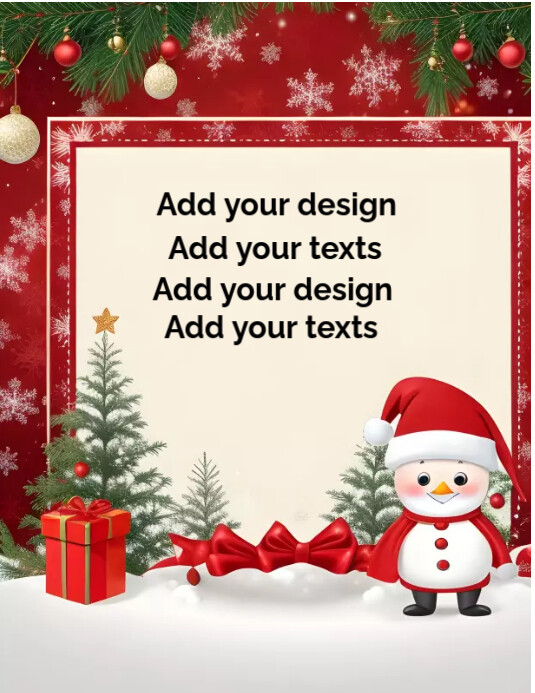 Christmas frame template | PosterMyWall
