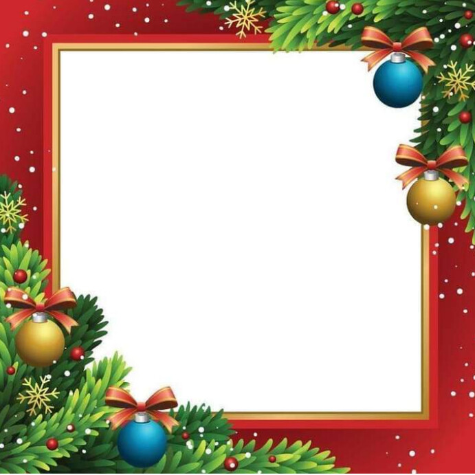 Plantilla de Christmas frame template | PosterMyWall