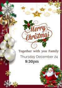 Christmas fryer Template | PosterMyWall