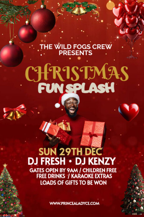 Christmas Fun splash Template | PosterMyWall