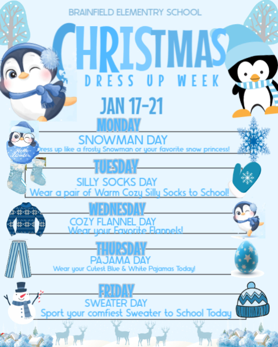 Modèle Christmas fun week spirit dress up | PosterMyWall