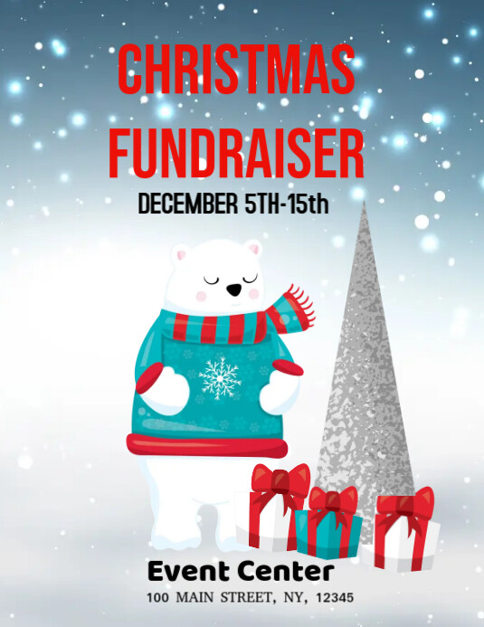 Christmas Fundraiser Template | PosterMyWall