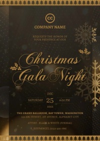 Christmas Gala Invitation Template | PosterMyWall