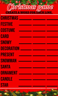 Christmas game design template | PosterMyWall