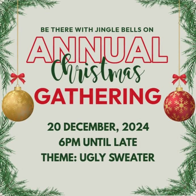 Christmas Gathering Template | PosterMyWall