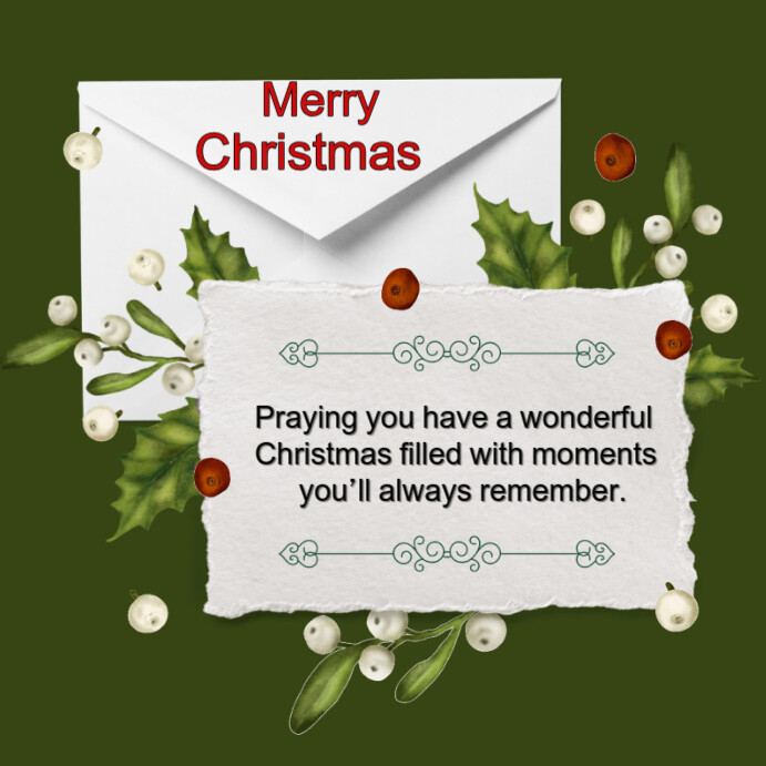 Christmas gift card Template | PosterMyWall