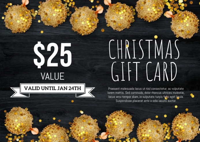 Christmas Gift Card Template | PosterMyWall