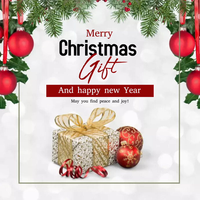 christmas gift Template | PosterMyWall